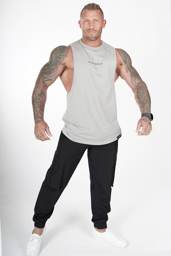 Flexwolf Arm Tank – Men’s Gym Cutoff Tank Top – FLEXWOLF